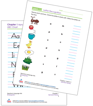 Letter Recognition Kindergarten Free Printable | Carson Dellosa
