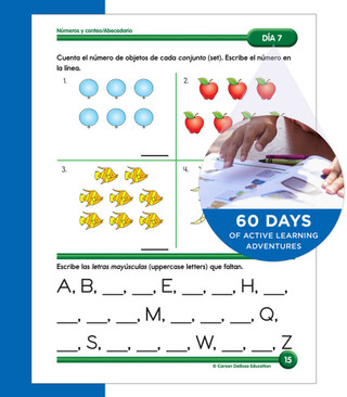 Grade K-1 Summer Bridge Activities Spanish K-1 Workbook Paperback