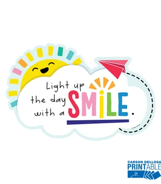 Happy Place Motivational Printable Bulletin Board Set