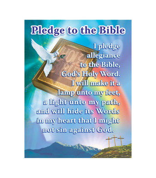 Grade PK-8 Pledge to the Bible Chart