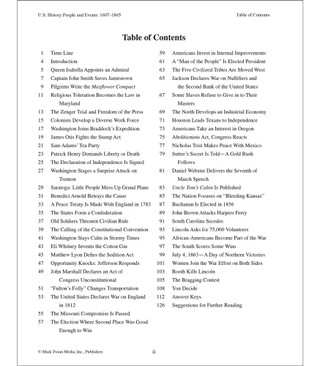 Grade 6-8 U.S. History: People and Events: 1607-1865 Resource Book ...