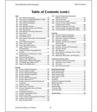 Grade 6-12 World Geography Resource Book Paperback