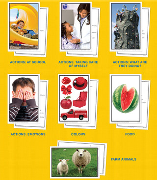 Grade PK-K Early Learning Language Library Learning Cards