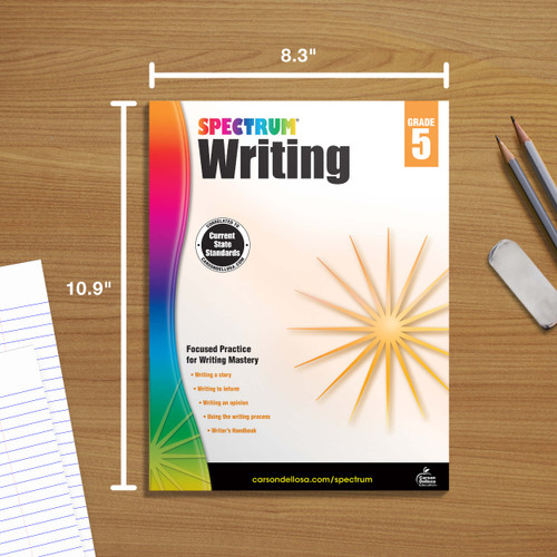 Grade 5 Spectrum Writing Workbook eBook (PDF)