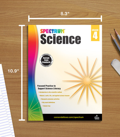 Grade 4 Spectrum Science Workbook Paperback