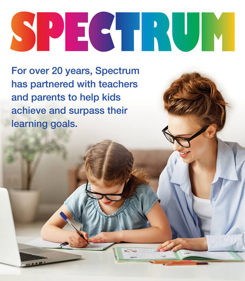 Grade K Spectrum Writing Workbook eBook (PDF)