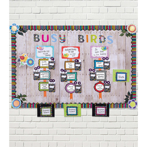 4in Colorful Chalkboard Bulletin Board Letters 4in