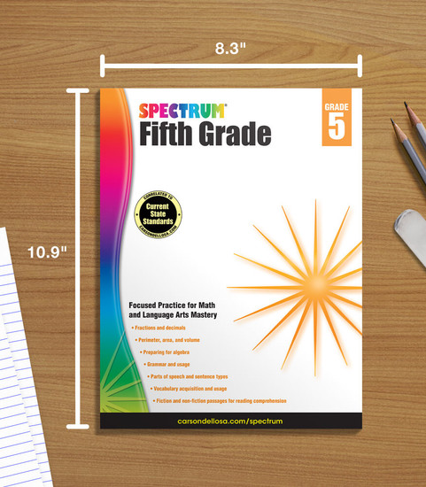 Spectrum Fifth Grade Workbook Grade 5 eBook