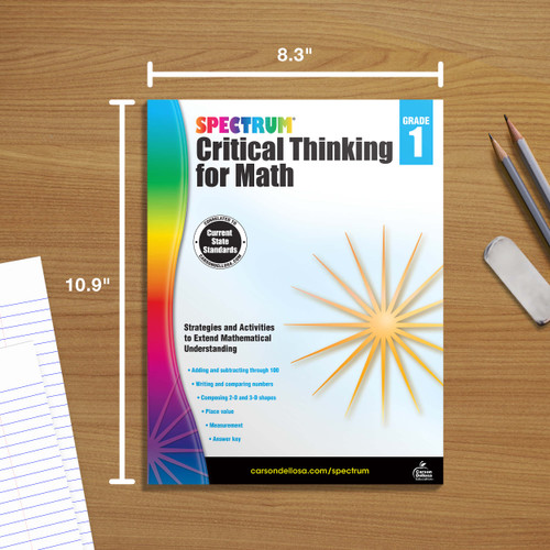 Grade 1 Spectrum Critical Thinking for Math Workbook eBook (PDF)
