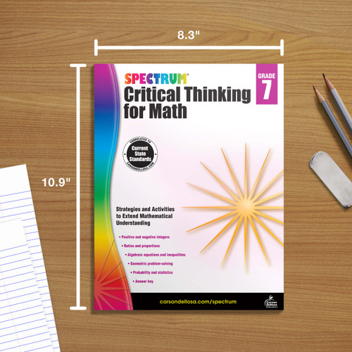Grade 7 Spectrum Critical Thinking for Math Workbook eBook (PDF)