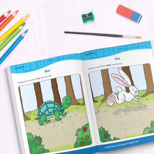 Grade PK-1 The Complete Book of Starter Spanish Workbook eBook