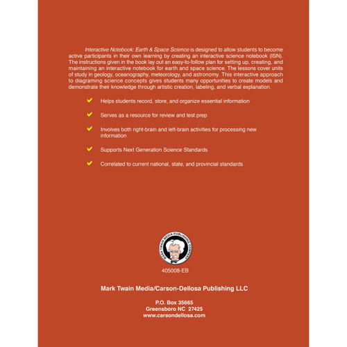 Grade 5-8 Interactive Notebook: Earth & Space Science Resource Book ...