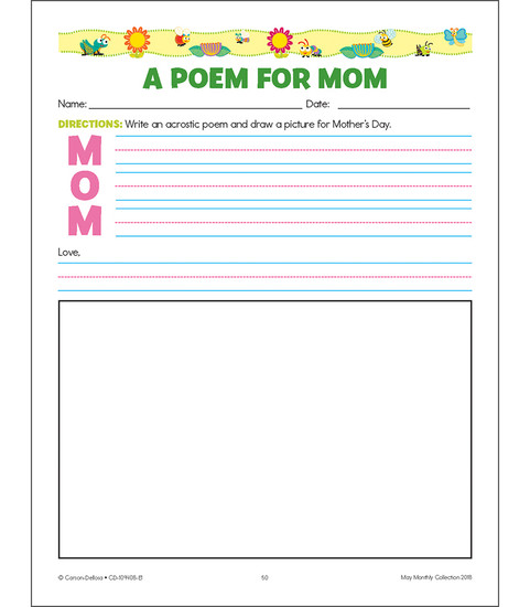 May Monthly Printable Collection Grade 1