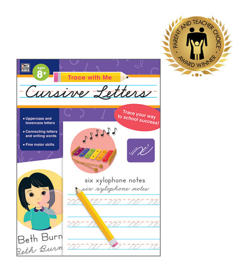 Grade 2-5 Trace with Me: Cursive Letters Activity Book Paperback