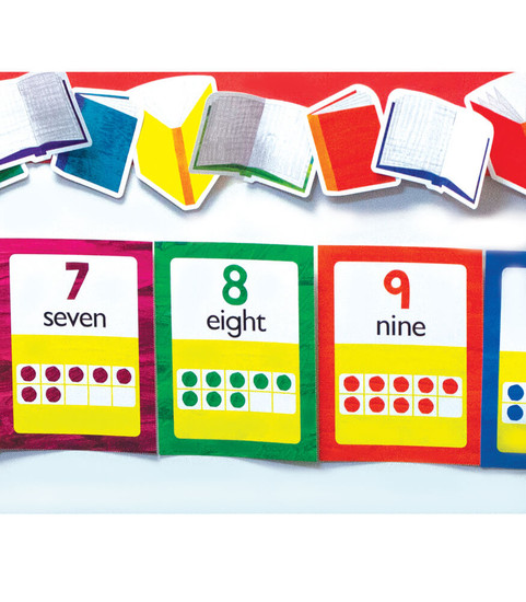 Grade PK-2 World of Eric Carle Numbers 0-20 Bulletin Board Set