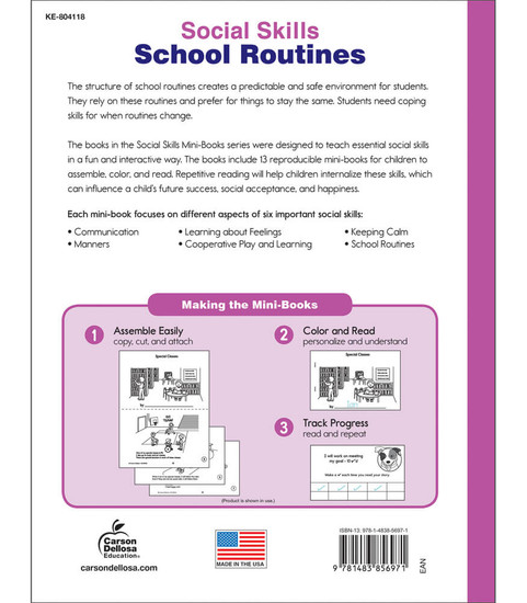 Grade PK-2 School Routines Resource Book Paperback