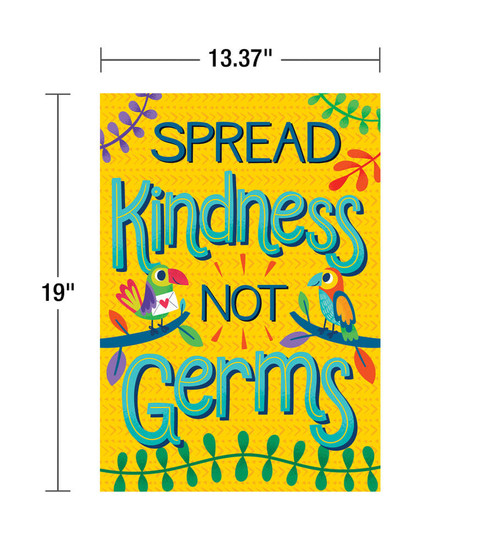 Spread Kindness, Not Germs Poster