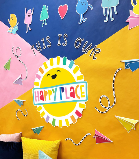 This Is Our Happy Place Bulletin Board Set