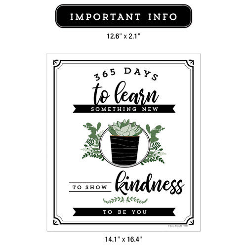 Farmhouse Calendar Bulletin Board Set