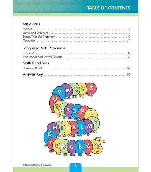 Grade K Quick Skills: Kindergarten Workbook Paperback