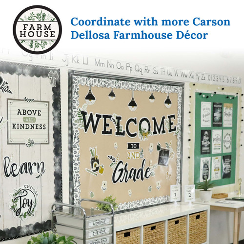 Farmhouse Motivational Signs Bulletin Board Set