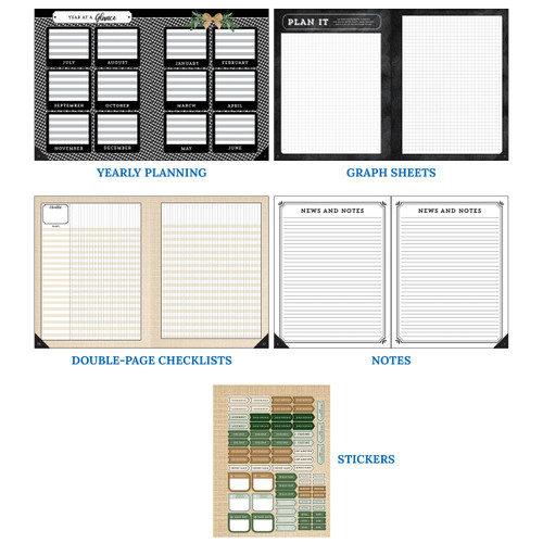 Farmhouse Teacher Planner Spiral