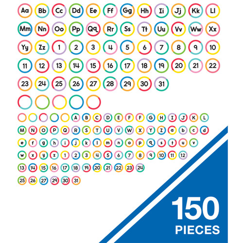 Grade K-5 Student Numbers and Word Wall Letters Mega Pack Cutouts