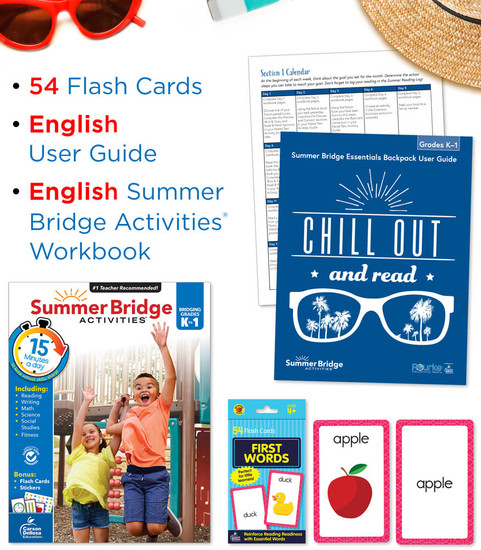 Grade K-1 Summer Bridge Essentials Backpack Paperback