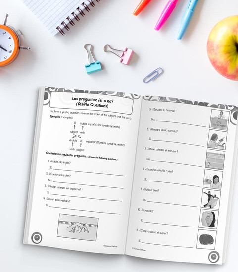 Skill Builders Spanish Grades 6-8 Workbook Bundle