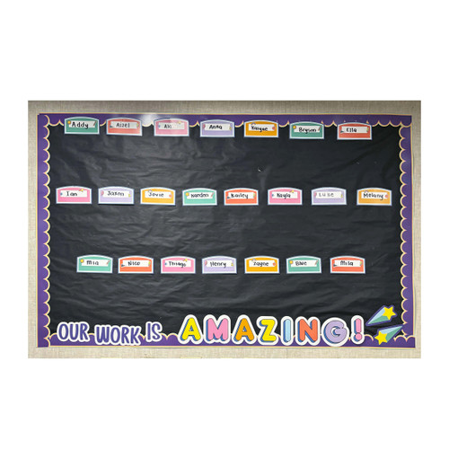 Grade PK-5 We Stick Together Our Work Is Amazing Pre-punched Bulletin ...