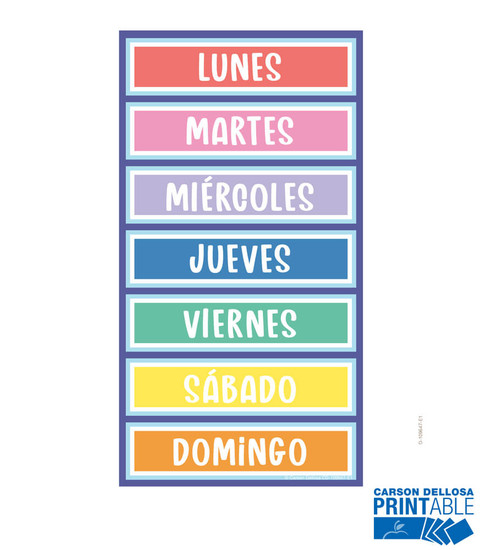 We Stick Together Spanish Calendar Companion Printable Bulletin Board Set