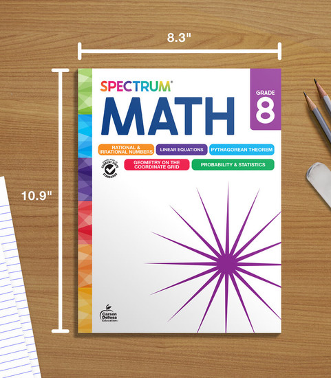 Grade 8 New Spectrum Math Workbook Paperback