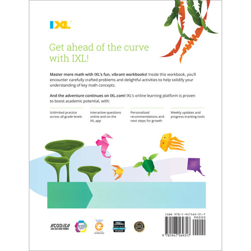 Grade 4 IXL Multiplication Workbook Paperback