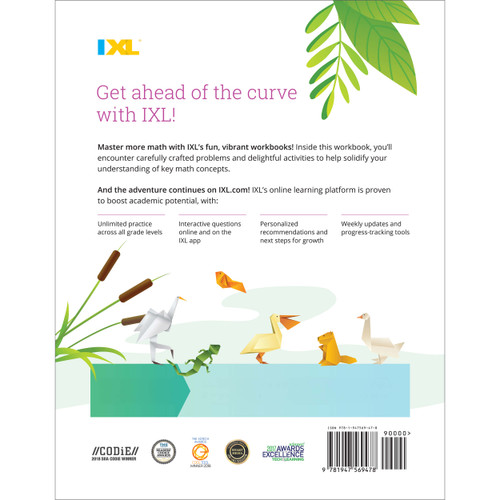 Grade 5 IXL Fractions Workbook Paperback