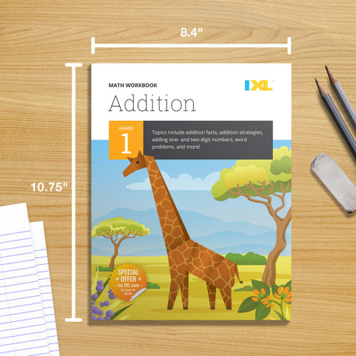 Grade 1 IXL Addition Workbook Paperback