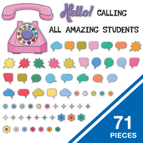 Hello! Calling All Amazing Students Bulletin Board Set