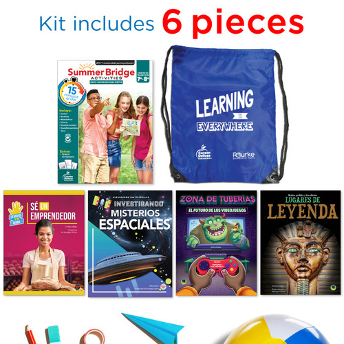 Grade 7-8 Summer Bridge Spanish Backpack Paperback