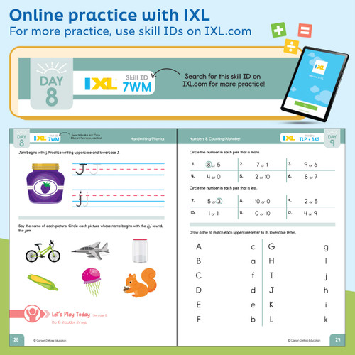 Grade K-1 Summer Bridge Activities Workbook Paperback