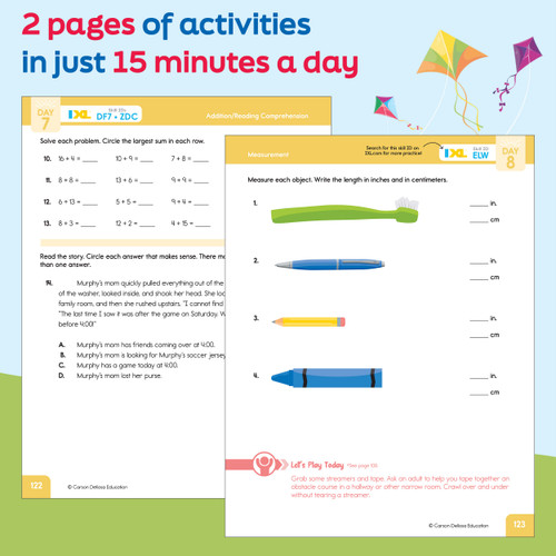 Grade 1-2 Summer Bridge Activities Workbook Paperback