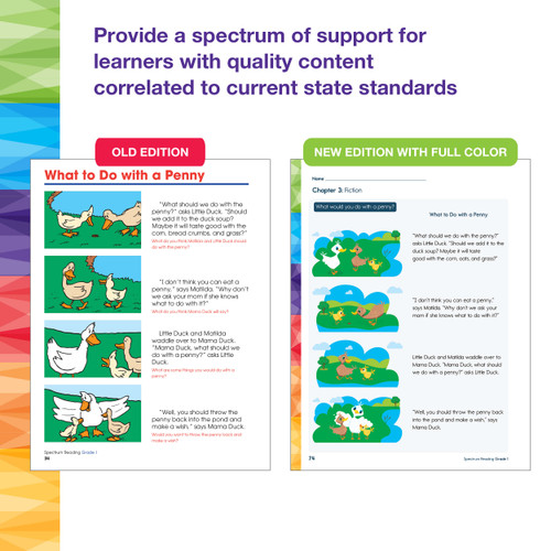 Grade 1 Spectrum Reading Workbook Paperback