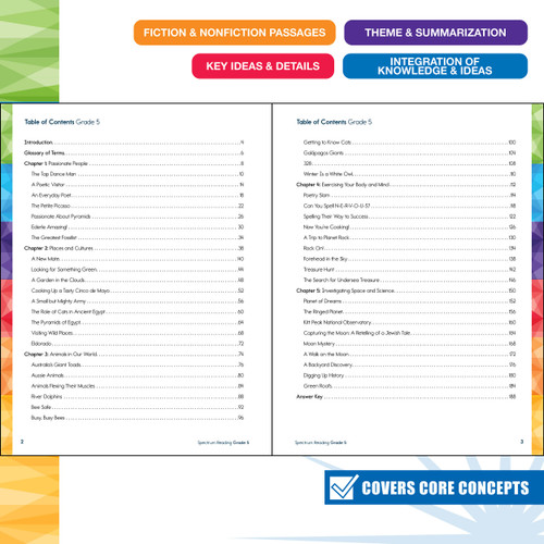 Grade 5 Spectrum Reading Workbook Paperback