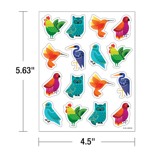 IXL Takeoff Feathered Friends Shape Stickers