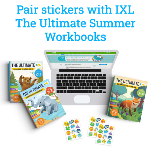 IXL Mighty Mindset Shape Stickers