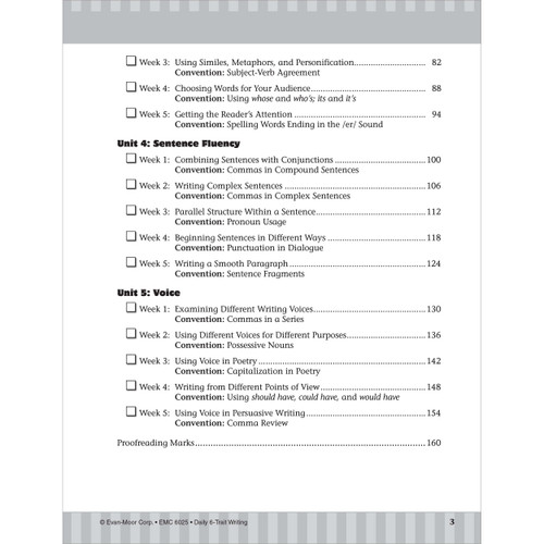 Grade 5 Daily 6-Trait Writing, Teacher Resource Book Paperback