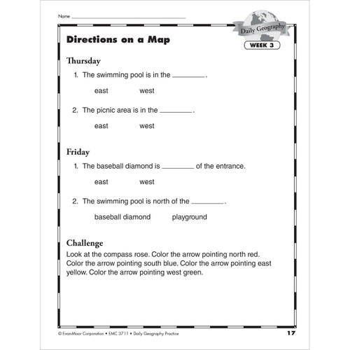 Grade 2 Daily Geography Practice, Student Workbook Paperback