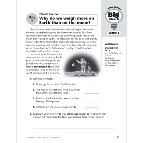 Grade 5 Daily Science, Student 5-Pack Workbook Bundle Paperback