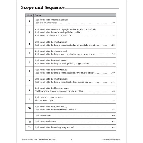 Grade 4 Building Spelling Skills, Teacher Resource Book eBook