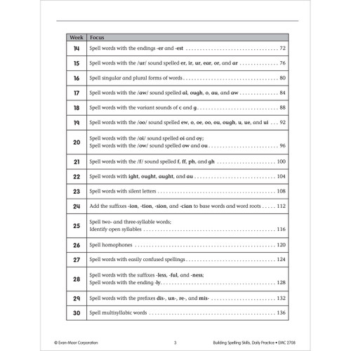 Grade 4 Building Spelling Skills, Teacher Resource Book eBook