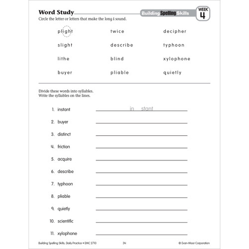 Grade 6 Building Spelling Skills, Teacher Resource Book eBook