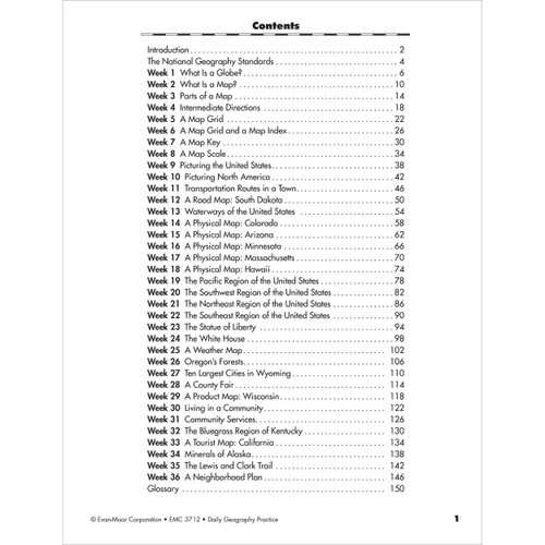 Grade 3 Daily Geography Practice, Teacher Resource Book eBook